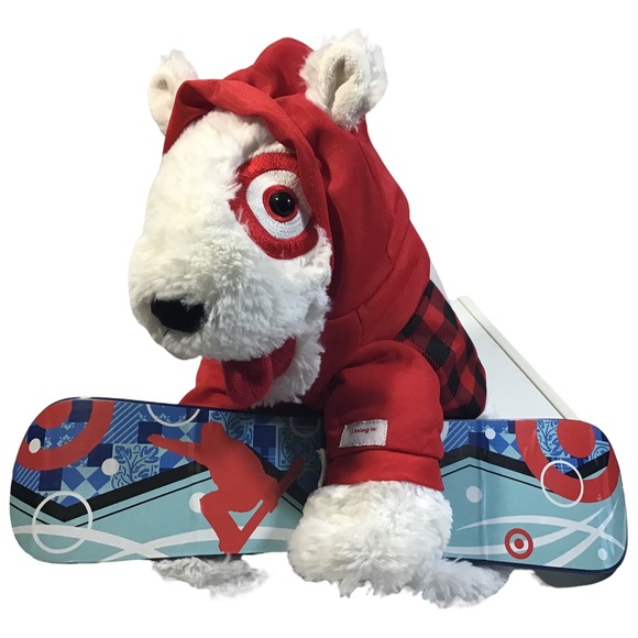 Target | Toys | Target Bullseye Dog Stuffed Animal Plush White Bull ...
